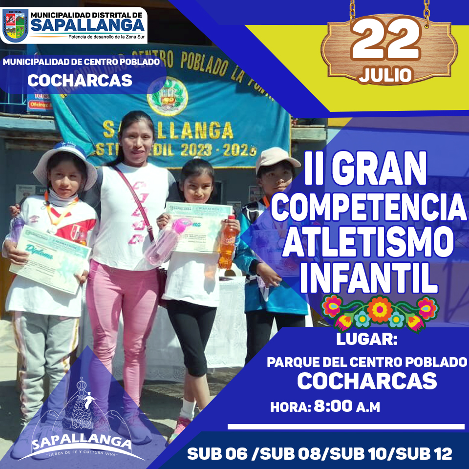 II GRAN COMPETENCIA DE ATLETISMO INFANTIL 2023